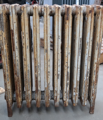 Brugte støbejernsradiatorer / gamle gjutjärns radiator | Køb her